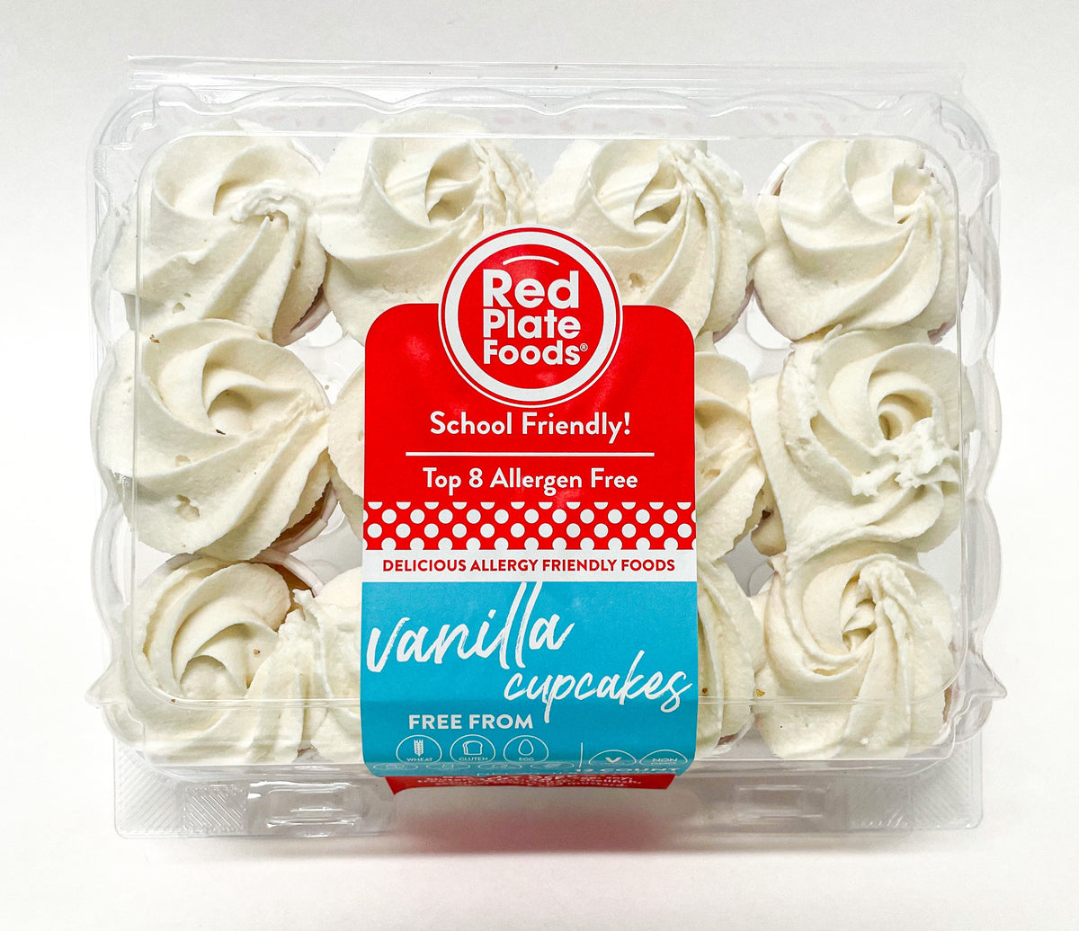 Retail - Overnight Shipping - 48ct Vanilla Cupcakes – RedPlateFoods